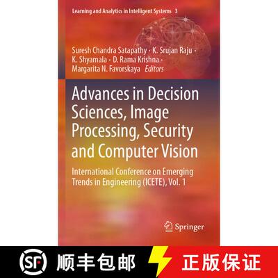 【3-4周达】Advances in Decision Sciences, Image Processing, Security and Computer Vision: Internation... [9783030243241]