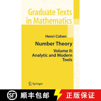 【3-4周达】精装 Number Theory : Volume II: Analytic and  Modern Tools [9780387498935]