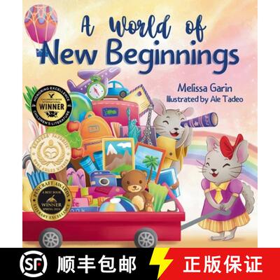 【3-4周达】精装 A World of New Beginnings: A Rhyming Journey about change, resilience and starting over [9782959129124]