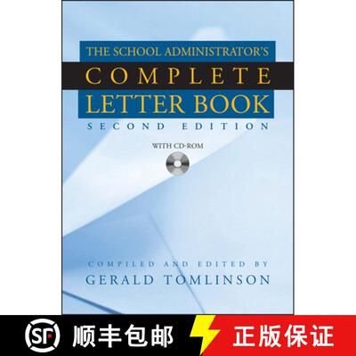 【3-4周达】The School Administrator'S Complete Letter Book With Cd-Rom, 2Nd Edition [Wiley教育学] [9780787965891]
