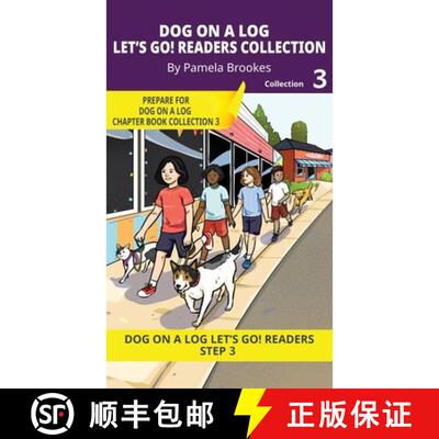 【3-4周达】精装 DOG ON A LOG Let's Go! Readers Collection 3: Short Decodable Books Prepare Students f... [9781648311963]