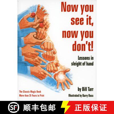 【3-4周达】Now You See It, Now You Don't!: Lessons in Sleight of Hand [9780394722023]