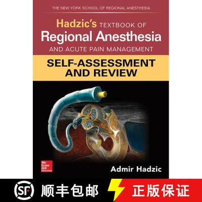 【3-4周达】Hadzic's Textbook of Regional Anesthesia and Acute Pain Management: Self-Assessment and Re... [9781260142709]