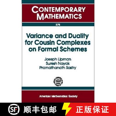 【3-4周达】Variance and Duality for Cousin Complexes on Formal Schemes [9780821837054]