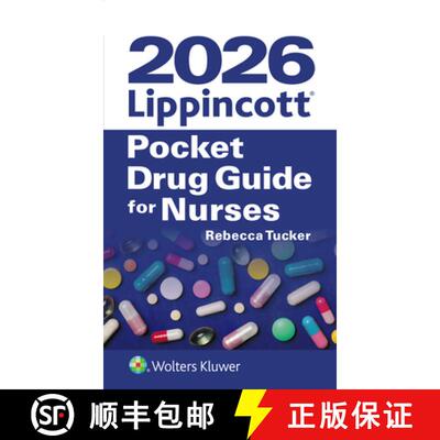 【3-4周达】2026 Lippincott Pocket Drug Guide for Nurses [9781975255176]