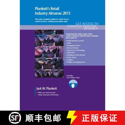 预订 Plunkett's Retail Industry Almanac 2015: Retail Industry Market Research, Statistics, Trends & L... [9781628313482]