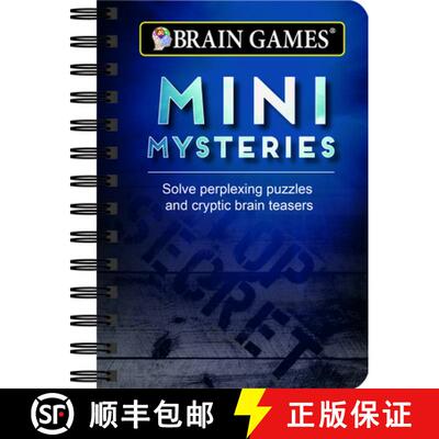 【3-4周达】Brain Games - To Go - Mini Mysteries: Solve Perplexing Puzzles and Cryptic Brain Teasers [9781680229127]