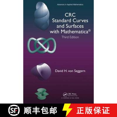 【3-4周达】精装 CRC Standard Curves and Surfaces with Mathematica(r) [9781482250213]