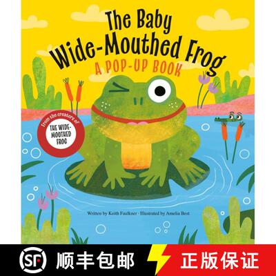【3-4周达】精装 The Baby Wide-Mouthed Frog: A Pop-Up Book [9798217112739]