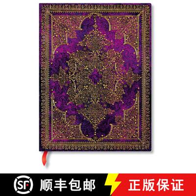 【3-4周达】Paperblanks Bijou Solstice Star Hardcover Ultra Unlined Elastic Band Closure 144 Pg 120 GSM [9781439793749]