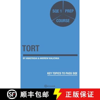 【3-4周达】Tort law: SQE 1 Prep Course [9781917053051]