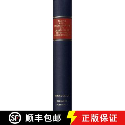 【3-4周达】精装 Realencyclopädie der classischen Altertumswissenschaft: Erste Reihe.Band XX, 2: Pigr... [9783476010827]