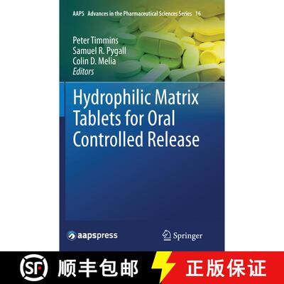 【3-4周达】Hydrophilic Matrix Tablets for Oral Controlled Release [9781493948277]