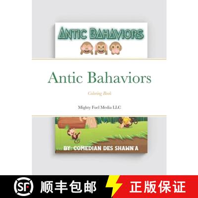 【3-4周达】Antic Bahaviors: Coloring Book [9781300156727]