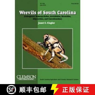 预订 Weevils of South Carolina: Coleoptera: Nemonychidae, Attelabidae, Brentidae, Ithyceridae, and Cu... [9780979877742]