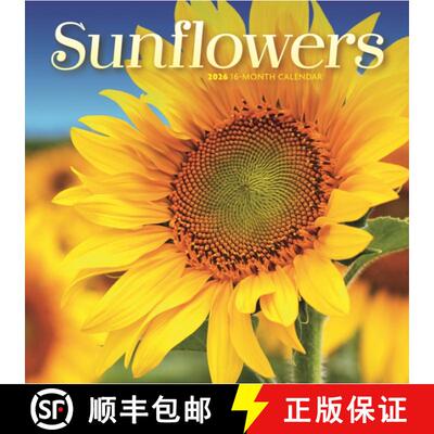 【3-4周达】Sunflowers Square Mini Sunday Start Cale [9781529851502]