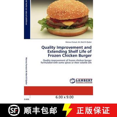 预订 Quality Improvement and Extending Shelf Life of Frozen Chicken Burger [9783846588352]