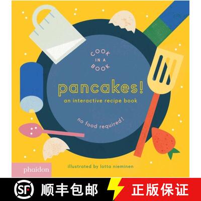 【3-4周达】Pancakes!: An Interactive Recipe Book (Cook in a Book) [9780714872834]