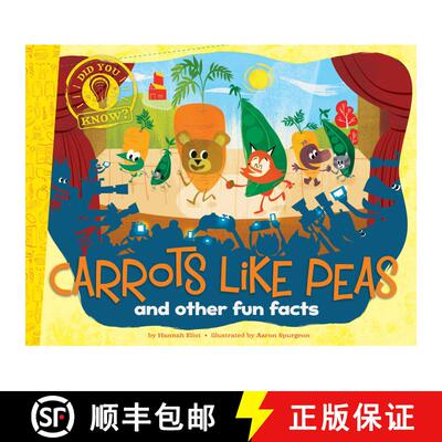 【3-4周达】精装 Carrots Like Peas: and other fun facts [9781481435413]