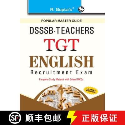 【3-4周达】Dsssb Teachers Tgt English: Recruitment Exam Guide [9789350120286]