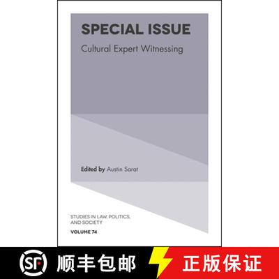 【3-4周达】精装 Special Issue – Cultural Expert Witnessing [9781787437647]