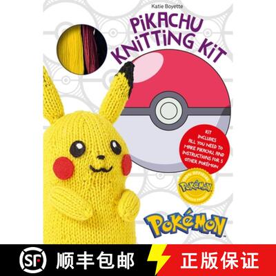 【3-4周达】Pokémon Knitting Pikachu Kit : Kit includes all you need to make Pikachu and instructions... [9781446314579]