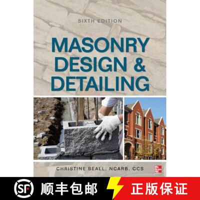 【3-4周达】精装 Masonry Design and Detailing Sixth Edition [9780071766395]