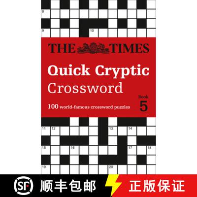 【3-4周达】The Times Quick Cryptic Crossword Book 5: 100 World-Famous Crossword Puzzles [9780008343880]
