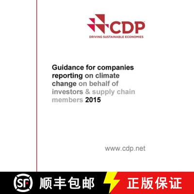 【3-4周达】CDP's Guidance for Companies Reporting on Climate Change on Behalf of Investors & Supply C... [9781326177102]