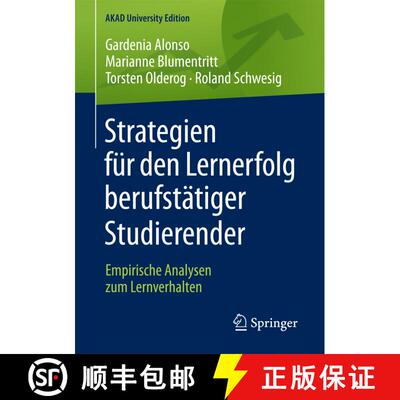 【3-4周达】Strategien für den Lernerfolg berufstätiger Studierender : Empirische Analysen zum Lernv... [9783658175290]