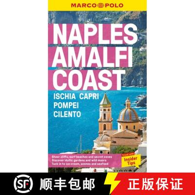 【3-4周达】Naples & Amalfi Coast Marco Polo Pocket Travel Guide - with pull out map: Ischia, Capri, P... [9781917131032]