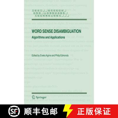 【3-4周达】Word Sense Disambiguation : Algorithms and Applications [9781402068706]