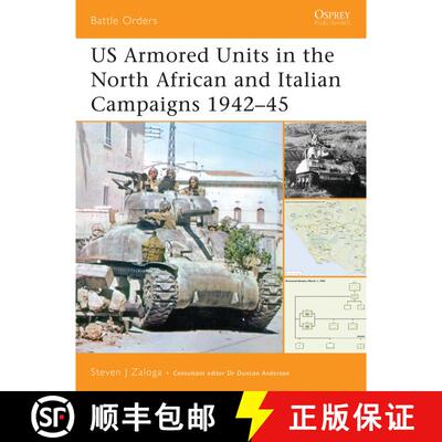 【3-4周达】Us Armored Units in the North African and Italian Campaigns 1942-1943 [9781841769660]
