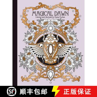 【3-4周达】Magical Dawn Coloring Book: Published in Sweden as Magisk Gryning [9781423646594]