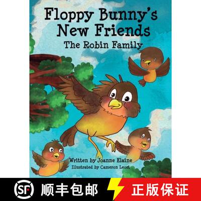 【3-4周达】Floppy Bunny's New Friends - The Robin Family [9781088079928]