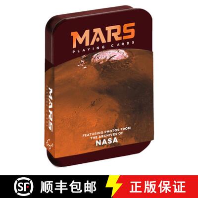 【3-4周达】Mars Playing Cards: Featuring Photos from the Archives of NASA (Space Playing Cards, Poker... [9781452181103]