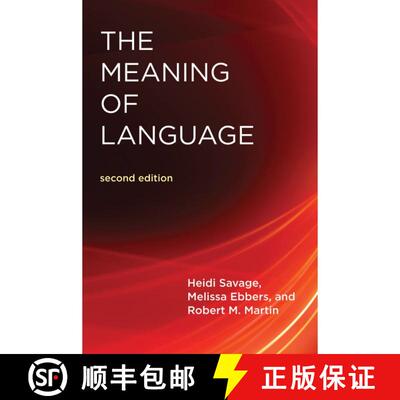 【3-4周达】The Meaning of Language, second edition [9780262535731]