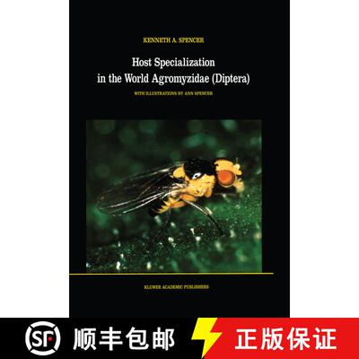 【3-4周达】精装 Host Specialization in the World Agromyzidae (Diptera) [9780792304029]