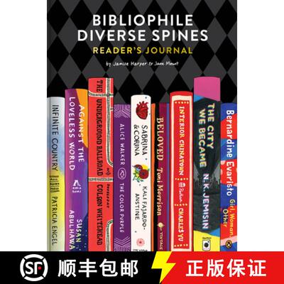 【3-4周达】Bibliophile Diverse Spines Reader's Journal [9781797215495]