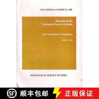 预订 Ants (Formicidae) of Rajasthan [9788181712066]