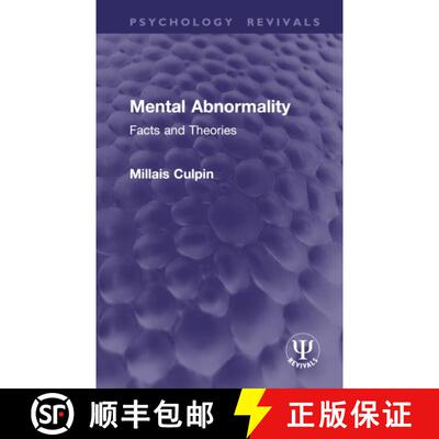 【3-4周达】精装 Mental Abnormality: Facts and Theories [9781032945729]