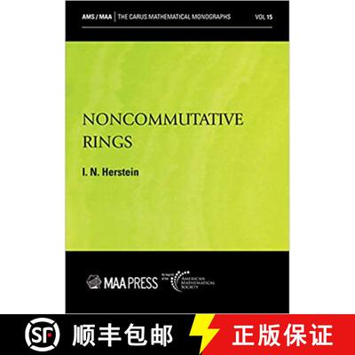 【3-4周达】NONCOMMUTATIVE RINGS CAR 15 [9781470456054]