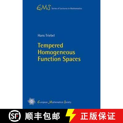 预订 Tempered Homogeneous Function Spaces [9783037191552]