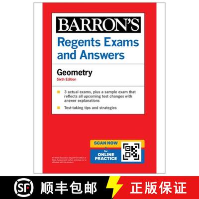 【3-4周达】Regents Exams and Answers: Geometry, Sixth Edition (Sixth Edition) (Sixth Edition) (Sixth ... [9781506296494]