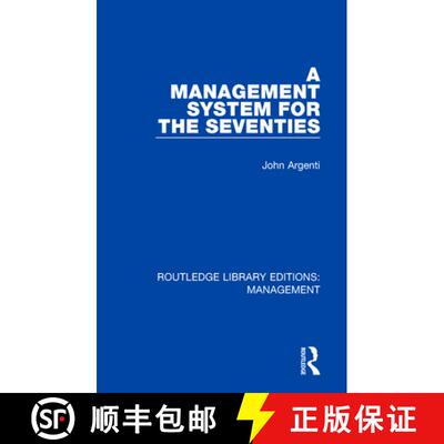 【3-4周达】A Management System for the Seventies [9780815385417]