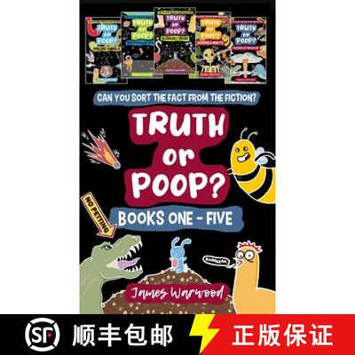 【3-4周达】Truth or Poop? Books 1 - 5: the true or false quiz book series for the whole family [9781915646453]