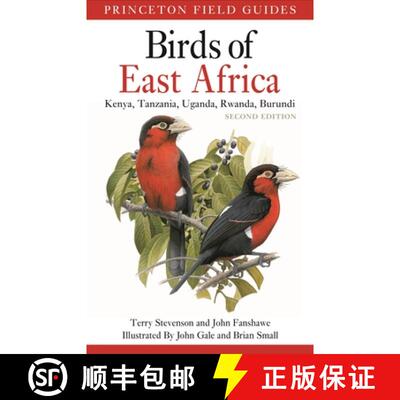 【3-4周达】Birds of East Africa – Kenya, Tanzania, Uganda, Rwanda, Burundi Second Edition [9780691158259]