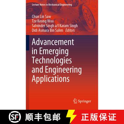【3-4周达】Advancement in Emerging Technologies and Engineering Applications [9789811500046]