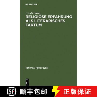 【3-4周达】精装 Religiöse Erfahrung als literarisches Faktum – Zur Vorgeschichte und Genese frauenm... [9783484150560]