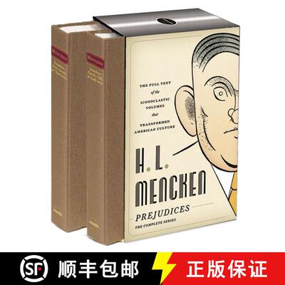 【3-4周达】H. L. Mencken: Prejudices: The Complete Series: A Library of America Boxed Set [9781598530766]